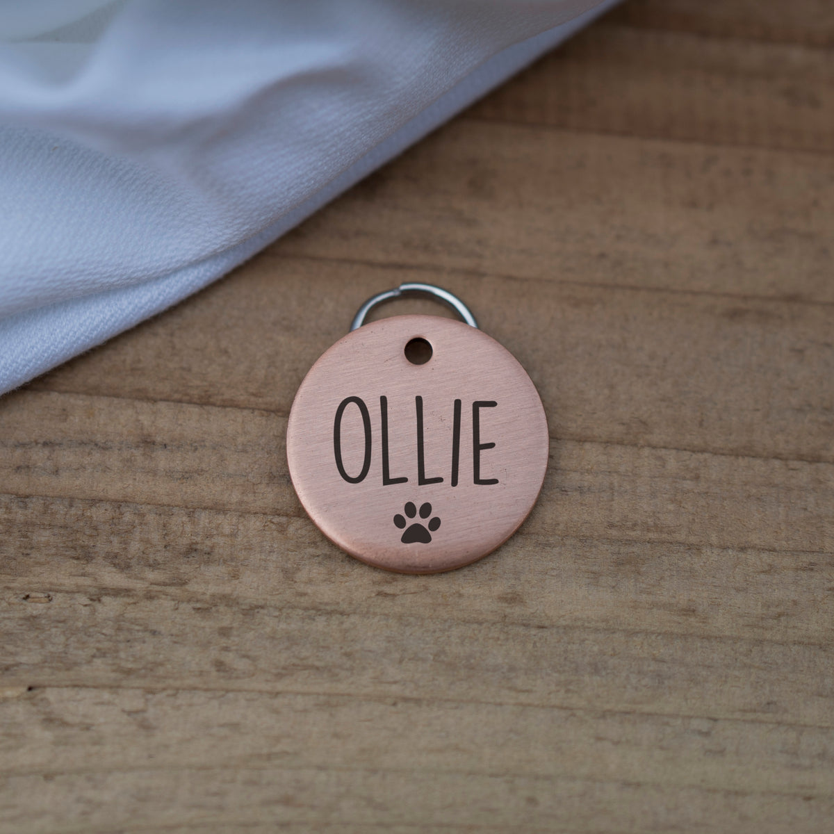 Round Pet Tag Font Preview - Rebelware Co